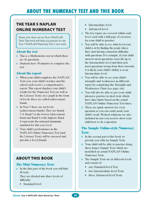 Excel - Year 4 NAPLAN*-style Numeracy Tests | Pascal Press