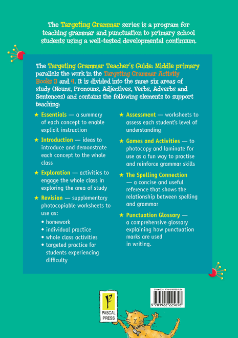 Targeting Grammar Teacher's Guide - Middle Primary | Pascal Press