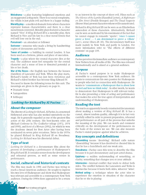 Excel Year 12- Advanced English Study Guide | Pascal Press