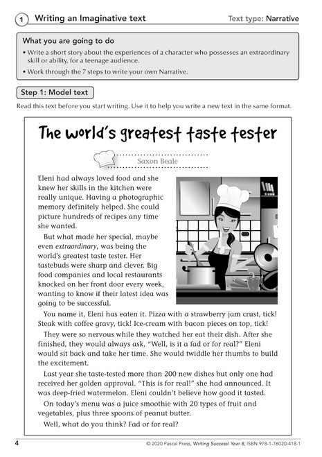Writing Success! Year 8 Workbook