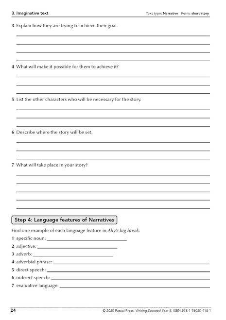 Writing Success! Year 8 Workbook