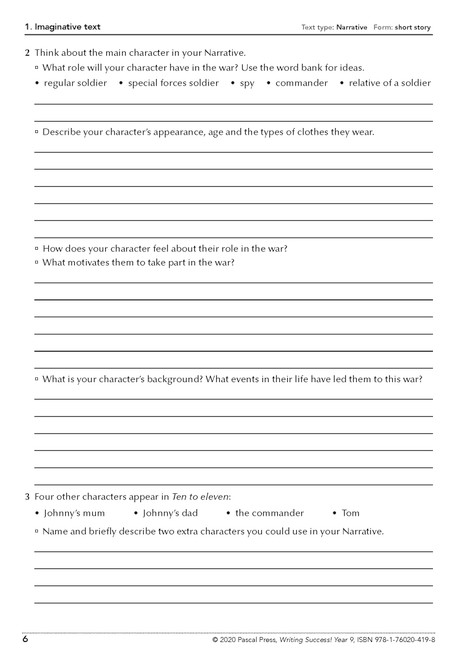 Writing Success! Year 9 Workbook