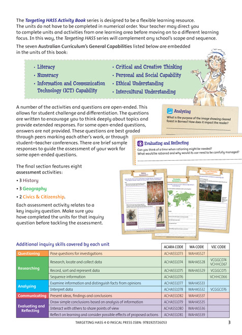 Targeting HASS - Activity Books | Pascal Press