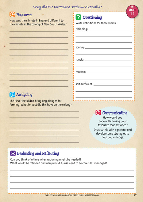 Targeting HASS - Activity Books | Pascal Press