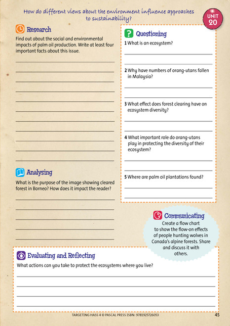 Targeting HASS - Activity Books | Pascal Press