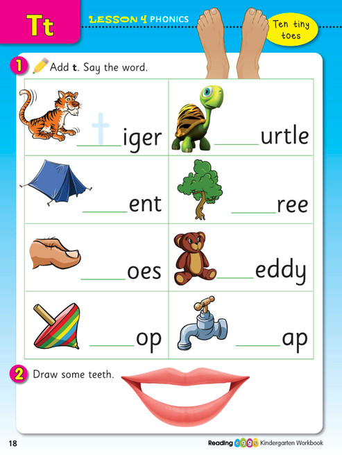 ABC Reading Eggs Reading Skills Kindergarten | Pascal Press