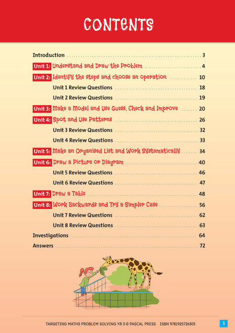 Targeting Maths Problem Solving Year 3 | Pascal Press