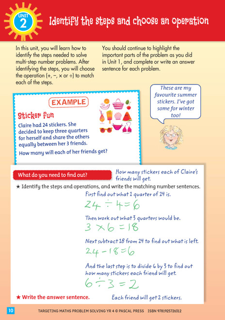 Targeting Maths Problem Solving Year 4 | Pascal Press