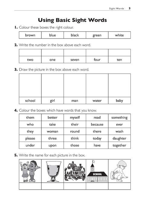 Excel Basic Skills English Book Pack Years 1-2 | Pascal Press