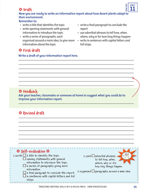 Targeting Writing Skills Year 5