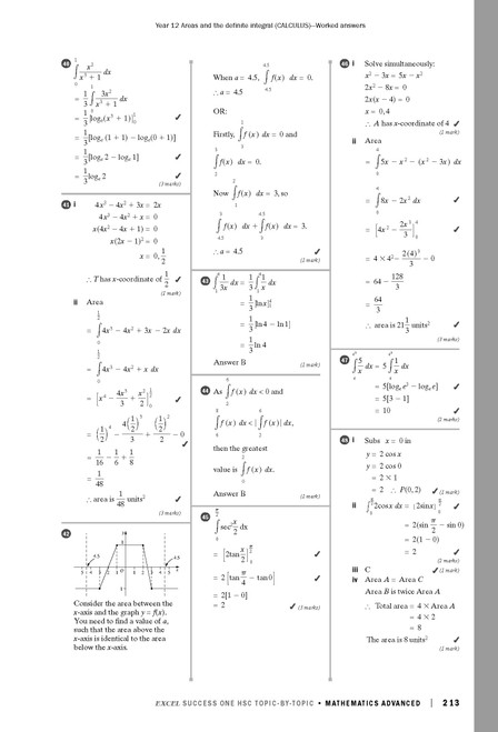 Excel Success One HSC Topic-By-Topic Mathematics Advanced 2023 Edition ...
