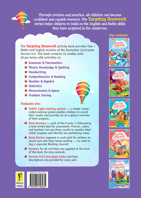 Targeting Homework Activity Book Year 1 New Edition