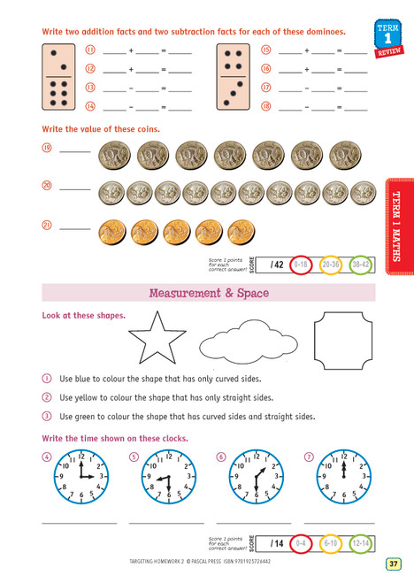 Targeting Homework Activity Book Year 2 New Edition