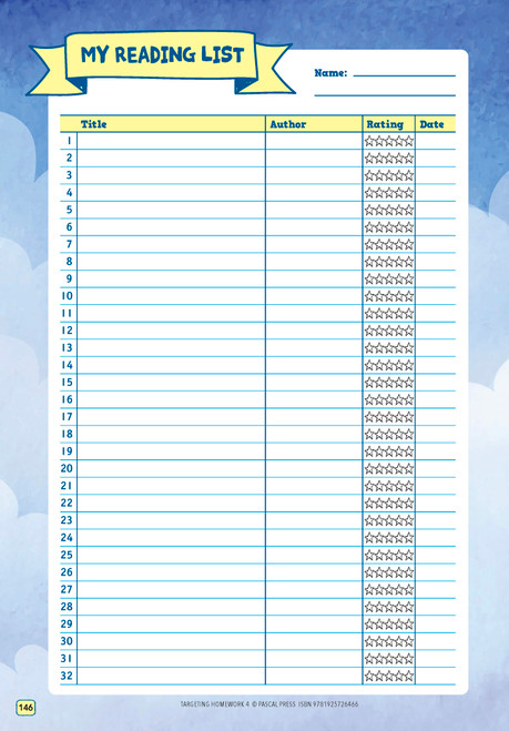 Targeting Homework Activity Book 4 New Edition Pascal Press