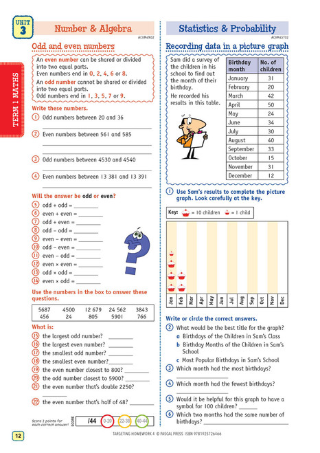 Targeting Homework Year 4 Book Pack