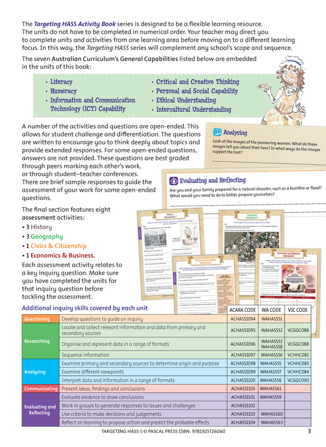 Targeting HASS - Activity Books | Pascal Press