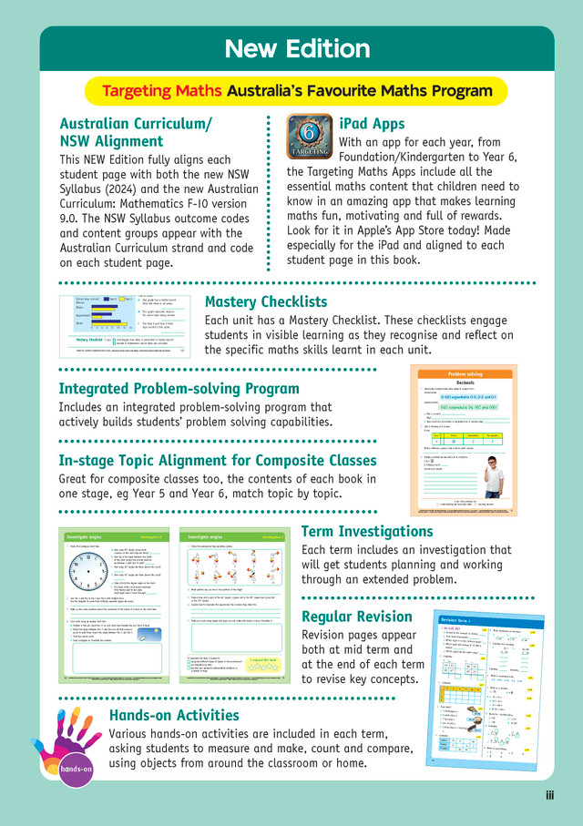 NSW Targeting Maths Year 6 2023 Curriculum Edition | Pascal Press