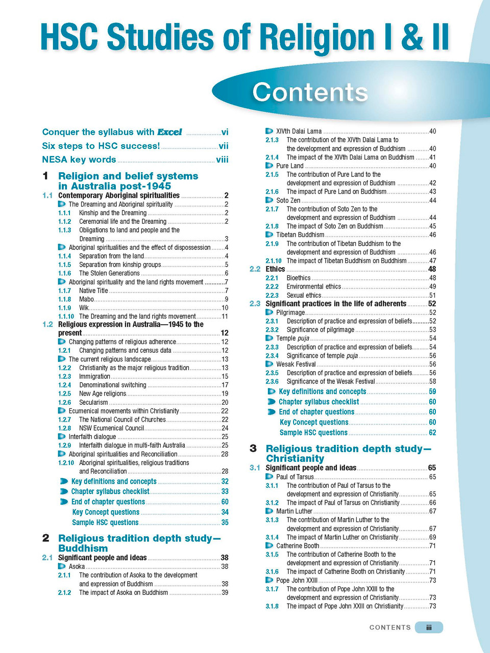 Excel HSC Studies of Religion 1 and 2 Study Guide | Pascal Press