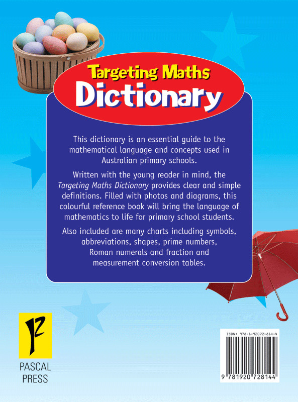 Targeting Maths Maths Dictionary | Pascal Press