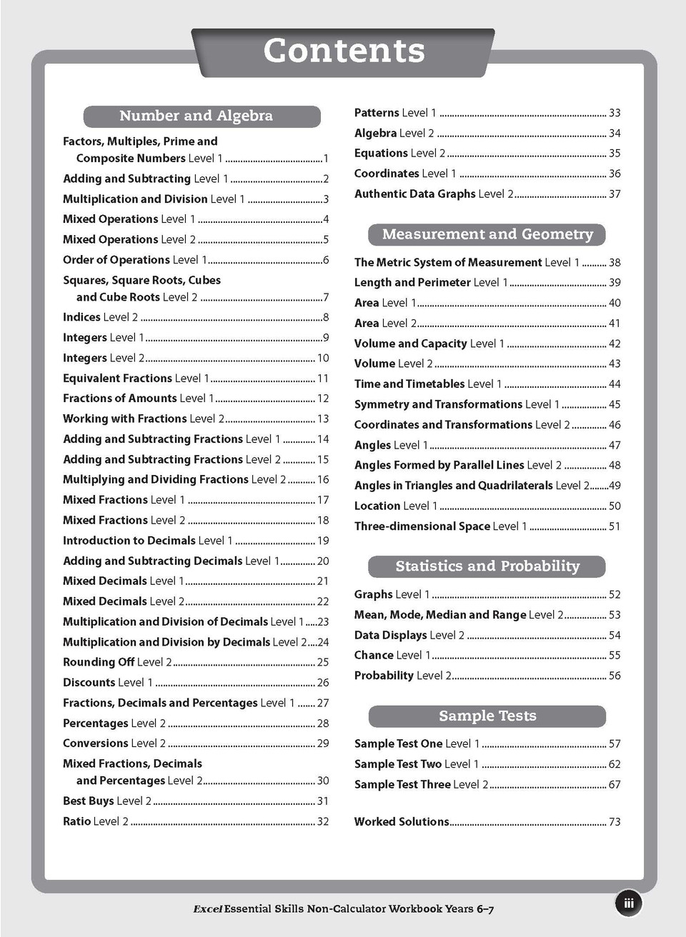 Excel Essential Skills Calculator Workbook Years 6-7 | Pascal Press