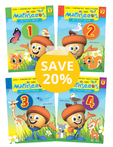 Mathseeds Activity Book Pack- Level 1 - Age 3-5 | Pascal Press