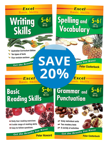 Excel Basic Skills English Book Pack Years 5-6 | Pascal Press