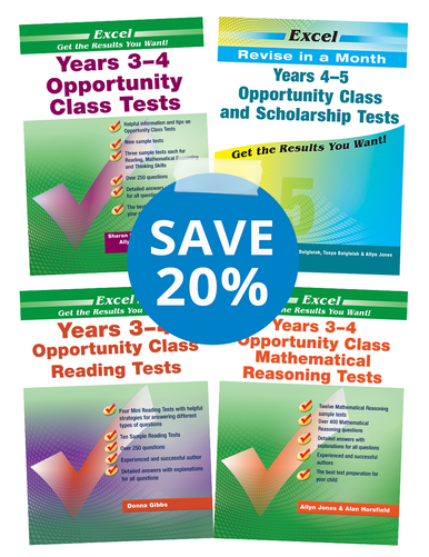 Excel Opportunity Class Test Book Pack | Pascal Press