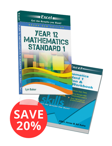 Excel Mathematics Standard 1 Book Pack Year 12 | Pascal Press