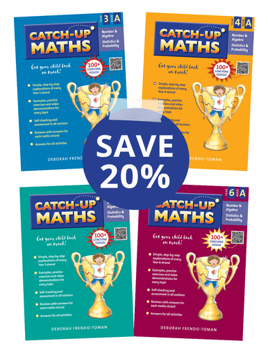 Catch-Up Maths Series A Number & Algebra Statistics & Probability Book Set