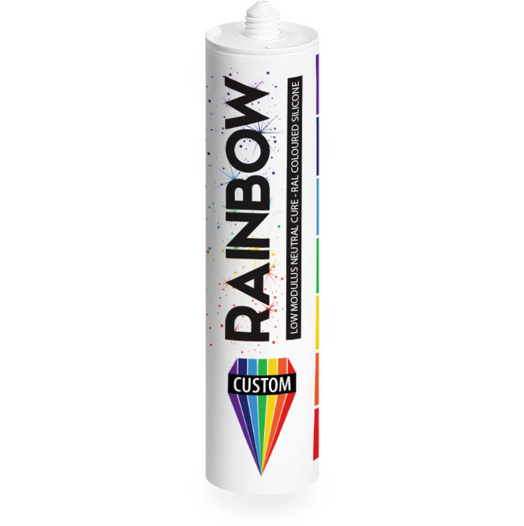 Rainbow Custom Coloured Silicone | Personalised Coloured Sealant | AB ...