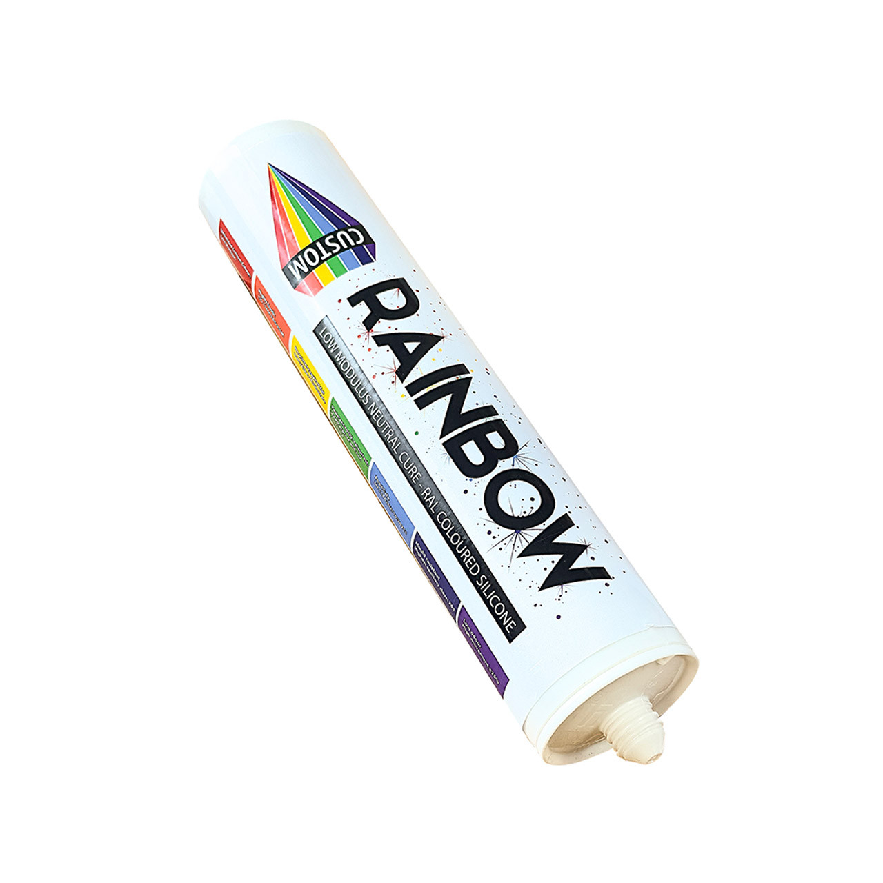 Rainbow Custom Coloured Silicone | Personalised Coloured Sealant | AB ...