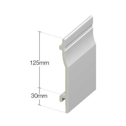 Eurocell - Shiplap Cladding Grey 7016 125mm X 5m