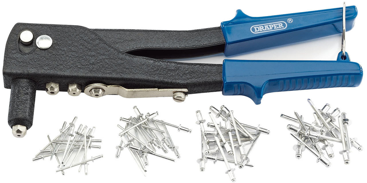 Draper - Hand Riveter Kit for Aluminium Rivets