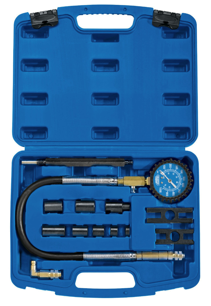 Draper - Commercial Vehicle Diesel Compression Test Kit (13 piece)