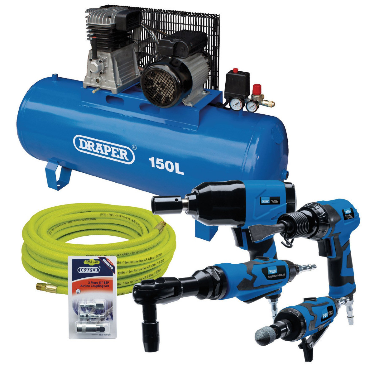 Draper - Air Tool 150L Kit