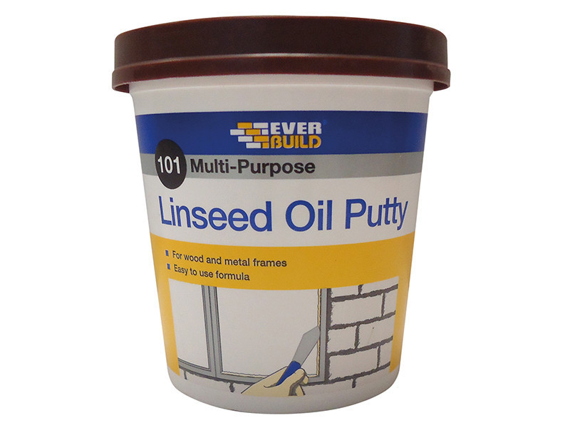 Everbuild 101 Multi-Purpose Linseed Oil Putty Brown 1kg - Buy Now ...