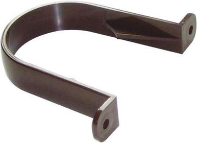 Floplast RC1 Round Pipe Clip Brown