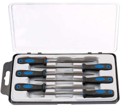 Draper - 150mm Soft Grip Needle File Set (6 Piece)