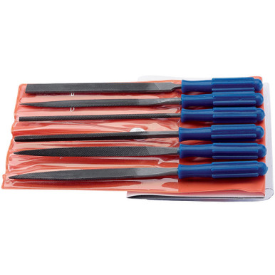 Draper - 100mm Warding File Set with Handles (6 Piece)