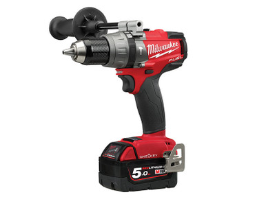 Milwaukee Power Tools M18 FPD2 502X FUEL Combi Drill 18V 2 x 5.0Ah Li ion