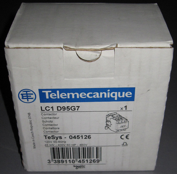 LC1-D95G7 / LC1-D9511 - 45kW Contactor (Telemecanique / Schneider ...