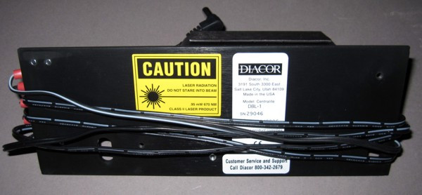 DBL-1 + BPL-8 - Centralite Laser Positioning System (Diacor) - Electro ...