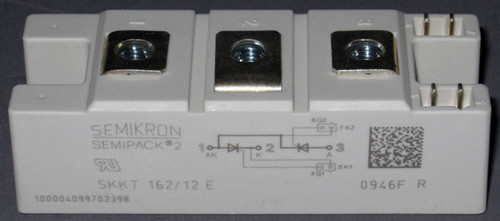 SKKT162/12E - Dual SCR / Thyristor (Semikron) - Electro Store