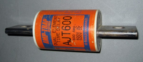 AJT600 - Fuse, 600A, 600VAC / 500VDC (Gould Shawmut) - Used - Electro Store