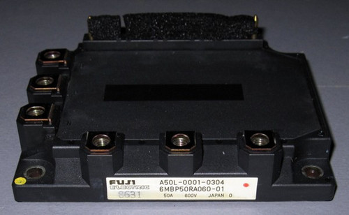 A50L-0001-0304 (Fanuc) - Also: 6MBP50RA060-01 (Fuji) - IGBT-IPM - Used - Electro Store