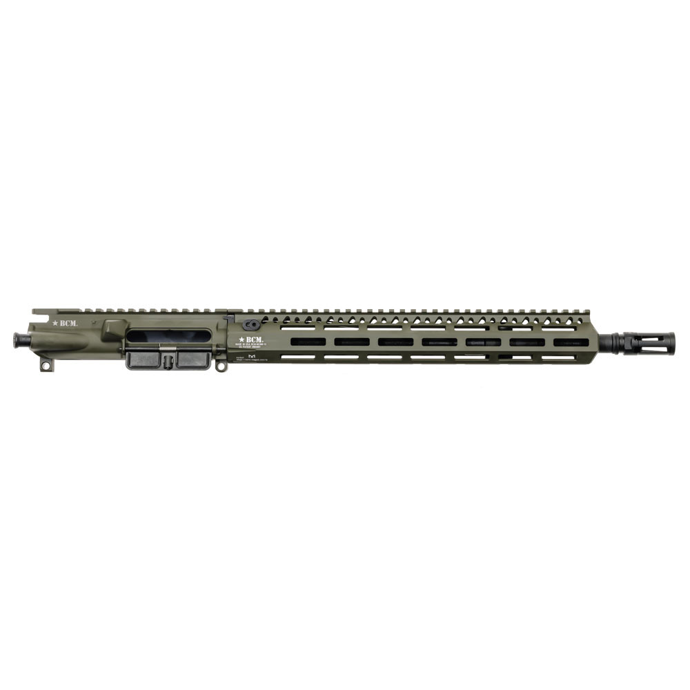 BCM 16" Complete Upper Receiver w/ MCMR-15 Handguard - OD Green