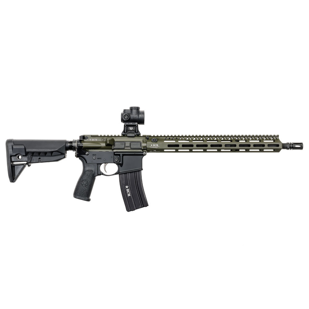 BCM 16" Complete Upper Receiver w/ MCMR-15 Handguard - OD Green