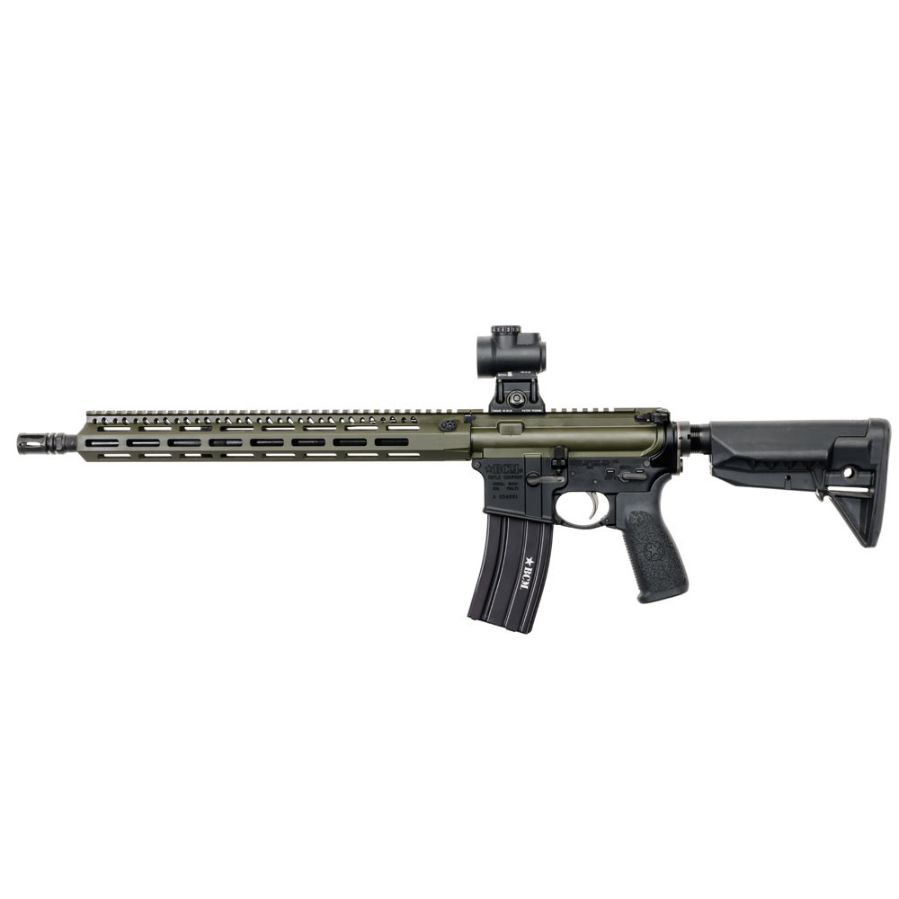 BCM 16" Complete Upper Receiver w/ MCMR-15 Handguard - OD Green