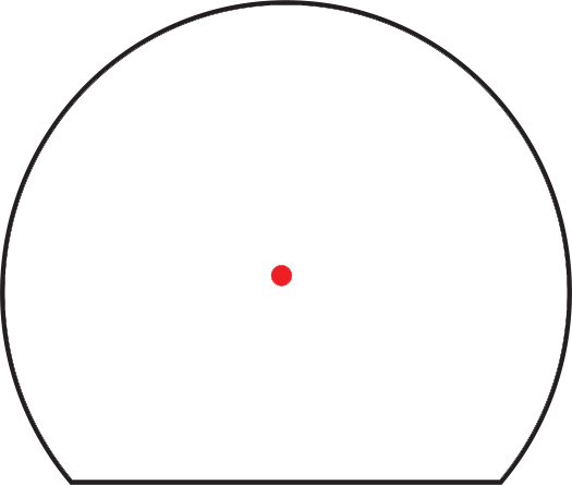 Trijicon SRO® Red Dot Sight 2.5 MOA Red Dot, Adjustable LED