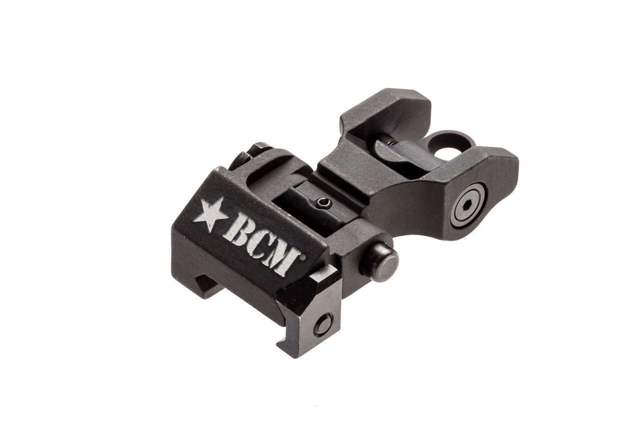 BCM Folding Rear Battle Sight, Black